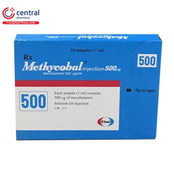 [CHÍNH HÃNG] Thuốc Methycobal Injection 500 µg bổ sung vitamin B12