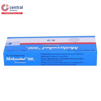 Thuốc Methycobal 500mcg: Tác dụng - Liều dùng, Lưu ý sử dụng