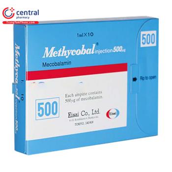 [CHÍNH HÃNG] Thuốc Methycobal Injection 500 µg bổ sung vitamin B12