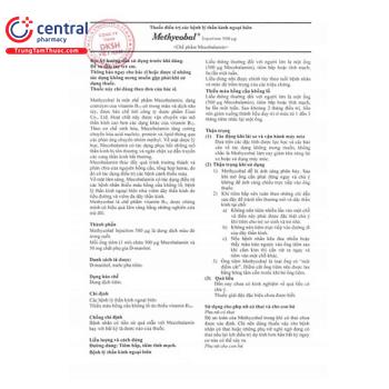 [CHÍNH HÃNG] Thuốc Methycobal Injection 500 µg bổ sung vitamin B12