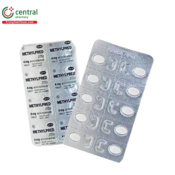 Thuốc Methylpred-NIC 4mg - Glucocorticoid có tác dụng mạnh, kéo dài
