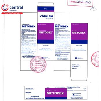 [CHÍNH HÃNG] Thuốc nhỏ mắt Metodex Merap 5ml điều trị viêm mắt