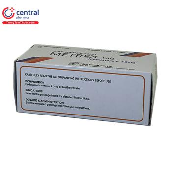 [CHÍNH HÃNG] Thuốc Metrex 2,5mg - Thuốc điều trị ung thư