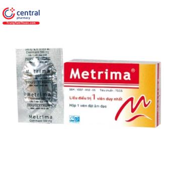 [CHÍNH HÃNG] Thuốc Metrima 500mg - Viên đặt phụ khoa trị viêm âm đạo