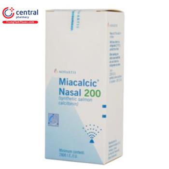 Thuốc Miacalcic Nasal 200 điều trị loãng xương và đau nhức xương khớp