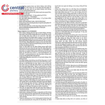 [CHÍNH HÃNG] Thuốc Mibecerex 400mg điều trị viêm khớp dạng thấp