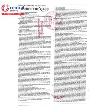 [CHÍNH HÃNG] Thuốc Mibecerex 400mg điều trị viêm khớp dạng thấp