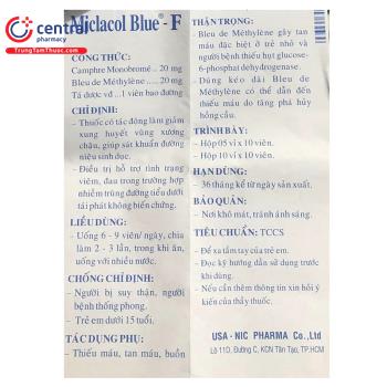 Thuốc Miclacol Blue - F hỗ trợ điều trị viêm đường tiết niệu