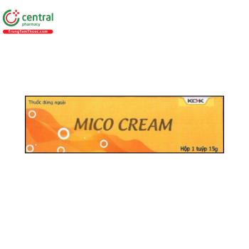 Thuốc Mico Cream kem bôi da trị nấm, hỗ trợ ngăn tái phát nấm da