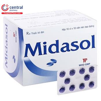 [CHÍNH HÃNG] Thuốc Midasol giảm viêm, đau do nhiễm khuẩn tiết niệu