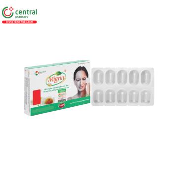 Thuốc Migrin New - Điều hòa vận mạch, hỗ trợ điều trị đau nửa đầu