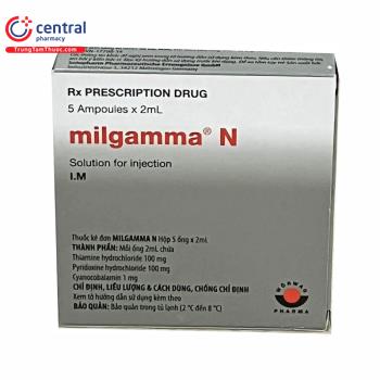 [CHÍNH HÃNG] Thuốc Milgamma N điều trị viêm đa dây thần kinh