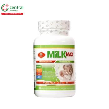 Thuốc Milk Max Breastfeeding Support - Kích thích tăng lượng sữa mẹ