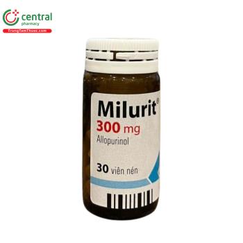 Thuốc gout Milurit 300mg: Tác dụng, liều dùng, lưu ý