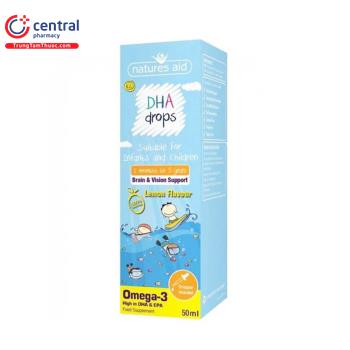 [CHÍNH HÃNG] Mini DHA Drops Natures Aid - DHA nhỏ giọt từ Anh Quốc