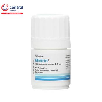 Thuốc Minirin (Desmopressin 0,1mg): Tác dụng- Chỉ định, Liều dùng