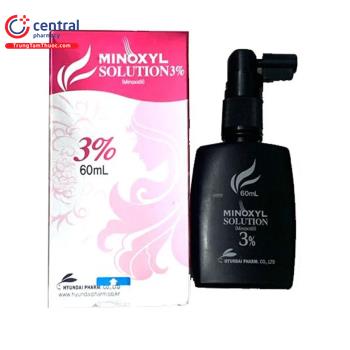 [CHÍNH HÃNG] Thuốc Minoxyl Solution 3% điều trị rụng tóc