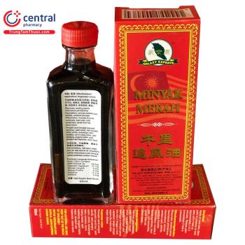 Dầu xoa bóp Malaysia Minyak Merah hỗ trợ giảm đau nhức xương khớp
