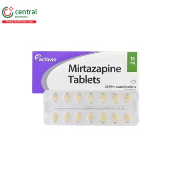 Thuốc Mirtazapine 15mg Actavis - điều trị tình trạng trầm cảm