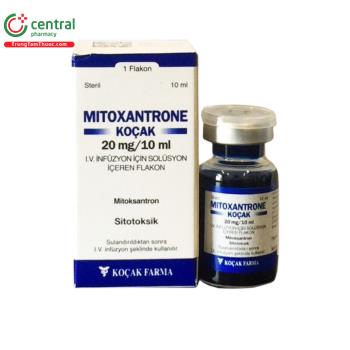 Thuốc Mitoxantrone Kocak 20mg/10ml: điều trị ung thư vú, gan và máu