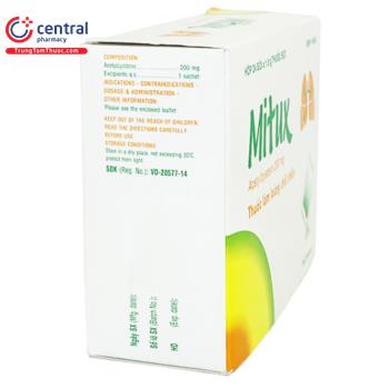 [CHÍNH HÃNG] Thuốc long đờm Mitux: cách dùng và giá bán