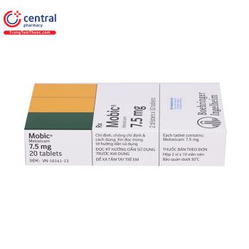 [CHÍNH HÃNG] Thuốc Mobic 7,5mg - trị viêm đau xương khớp