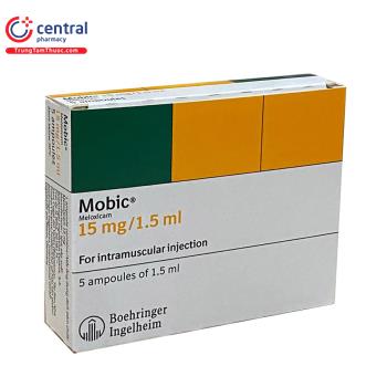 Thuốc Mobic 15mg/1.5ml điều trị viêm khớp dạng thấp, viêm xương khớp