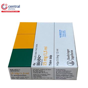 Thuốc Mobic 15mg/1.5ml điều trị viêm khớp dạng thấp, viêm xương khớp