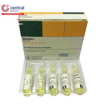 Thuốc Mobic 15mg/1.5ml điều trị viêm khớp dạng thấp, viêm xương khớp