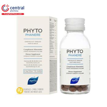 [CHĨNH HÃNG] Thuốc mọc tóc Phyto Phanere - Viên uống chống rụng tóc