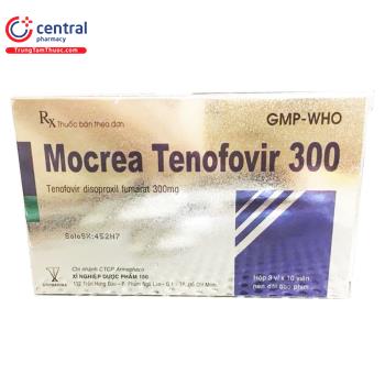 [CHÍNH HÃNG] Thuốc Mocrea Tenofovir 300 điều trị viêm gan siêu vi B