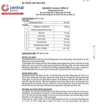 [CHÍNH HÃNG] Thuốc Momex Nasal Spray - Thuốc xịt trị viêm mũi dị ứng