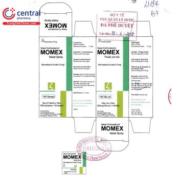 [CHÍNH HÃNG] Thuốc Momex Nasal Spray - Thuốc xịt trị viêm mũi dị ứng