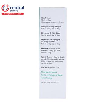 [CHÍNH HÃNG] Thuốc Momex Nasal Spray - Thuốc xịt trị viêm mũi dị ứng