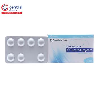 [CHÍNH HÃNG] Thuốc Montiget 4mg (vỉ) điều trị hen suyễn