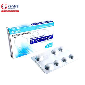 [CHÍNH HÃNG] Thuốc Montiget 4mg (vỉ) điều trị hen suyễn