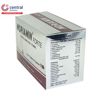 Thuốc Moriamin Forte - Cung cấp acid amin và các vitamin thiết yếu