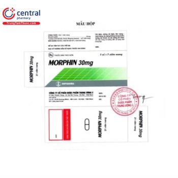 [CHÍNH HÃNG] Thuốc Morphin 30mg Dopharma giảm đau mạnh