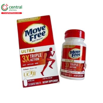 Move Free Ultra 3X Triple Action 75 viên hỗ trợ giảm tổn thương xương khớp