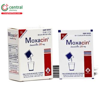 Thuốc Moxacin 250mg chỉ định điều trị nhiễm khuẩn do vi khuẩn nhạy cảm