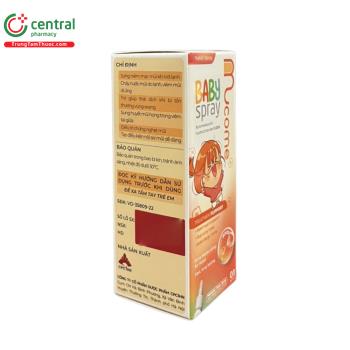 Thuốc xịt mũi Mucome Baby Spray - Điều trị viêm mũi dị ứng