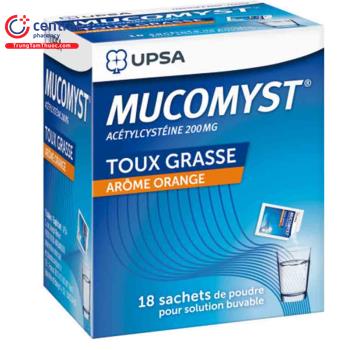 Thuốc Mucomyst 200mg : liều dùng, cách dùng hiệu quả, giá bán