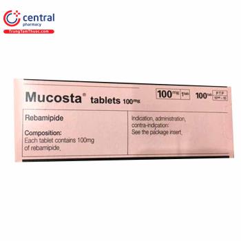 Thuốc Mucosta Tablets 100mg - Thuốc điều trị viêm loét dạ dày