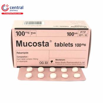 Thuốc Mucosta Tablets 100mg - Thuốc điều trị viêm loét dạ dày