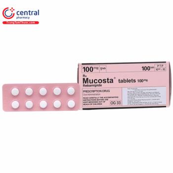 Thuốc Mucosta Tablets 100mg - Thuốc điều trị viêm loét dạ dày