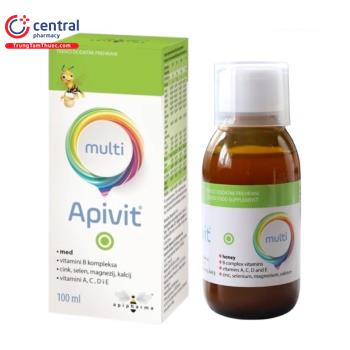 [CHÍNH HÃNG] Siro Multi Apivit bổ sung dưỡng chất cho cơ thể