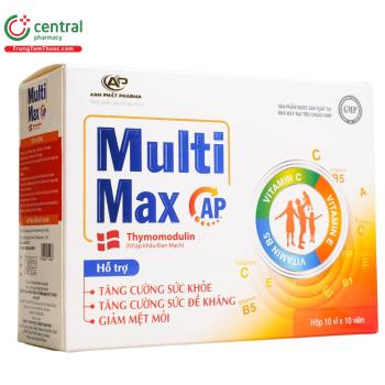 Thuốc Multi Max AP - Giúp tăng cường sức khỏe, đề kháng, giảm mệt mỏi
