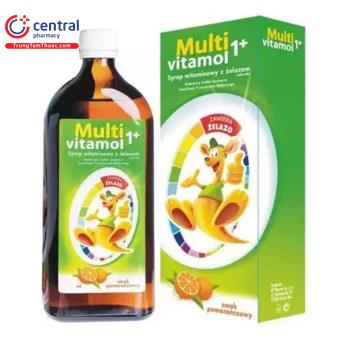 Thuốc Multi Vitamol 1+ 250ml bổ sung dinh dưỡng cho trẻ cao lớn hơn