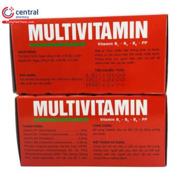 Thuốc Multivitamin Đại Uy bổ sung các vitamin thiết yếu cho cơ thể