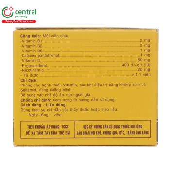 Thuốc Multivitamin TV.Pharm - Phòng thiếu vitamin, bổ sung dinh dưỡng